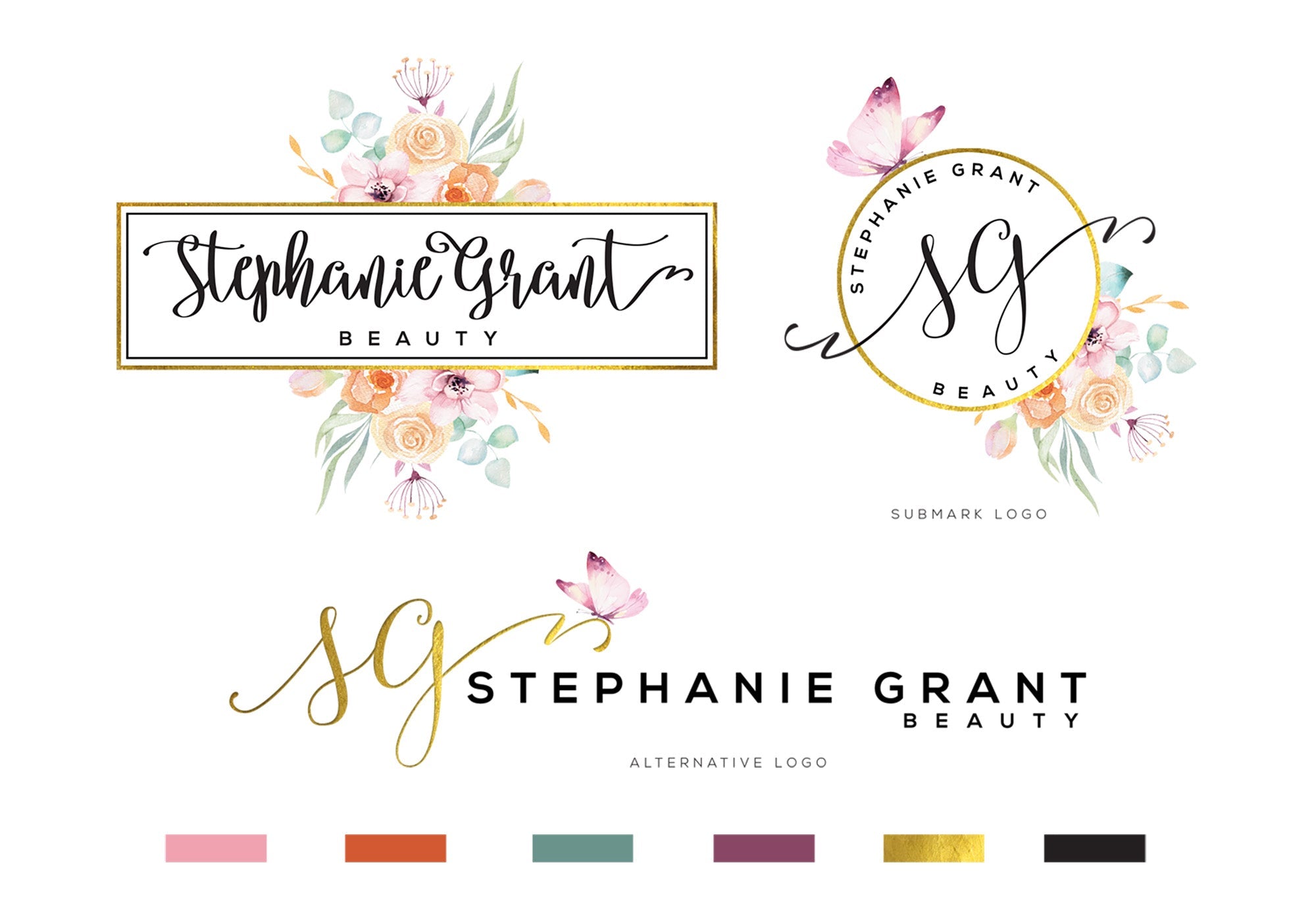 Watercolor Logo | SignatureLogoDesign